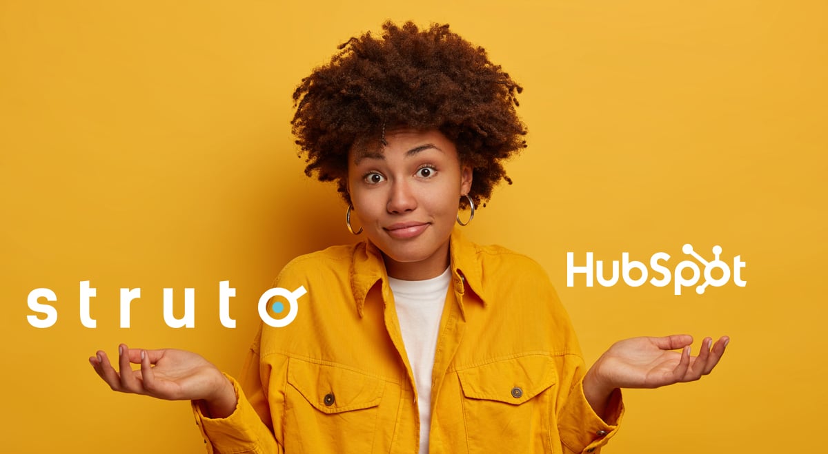 What is the difference between HubSpot and Struto?